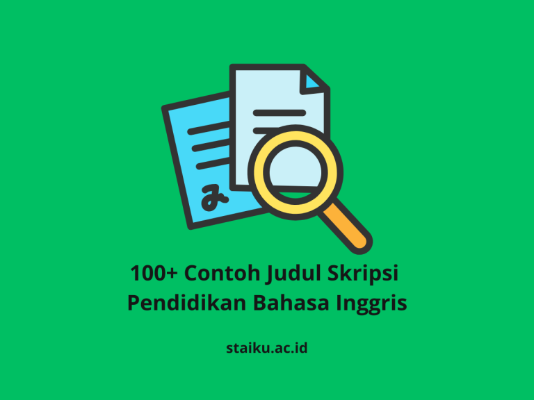 100+ Contoh Judul Skripsi Pendidikan Bahasa Inggris - STAI Kuningan